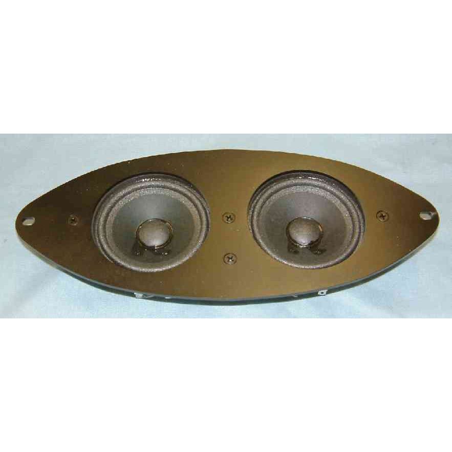 4" x 10" Oval Dual 3 1/2" Stereo Plate Only | S&M Electro-Tech